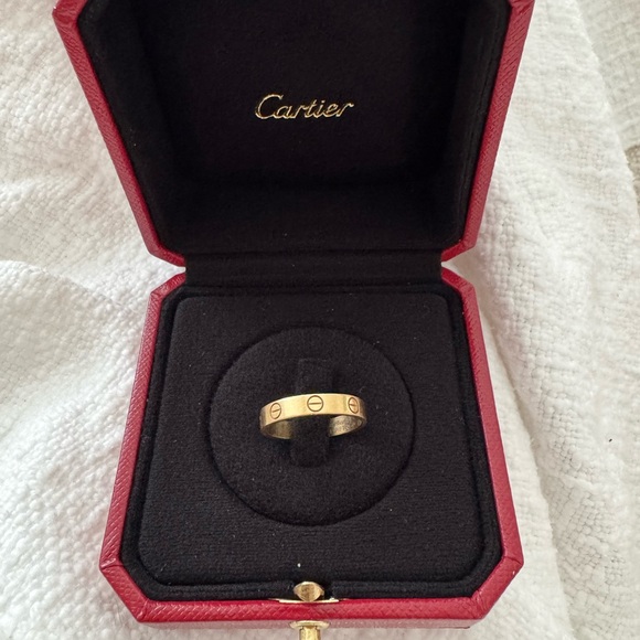 Cartier | Jewelry | Cartier Love Ring Small Model Size 54 | Poshmark